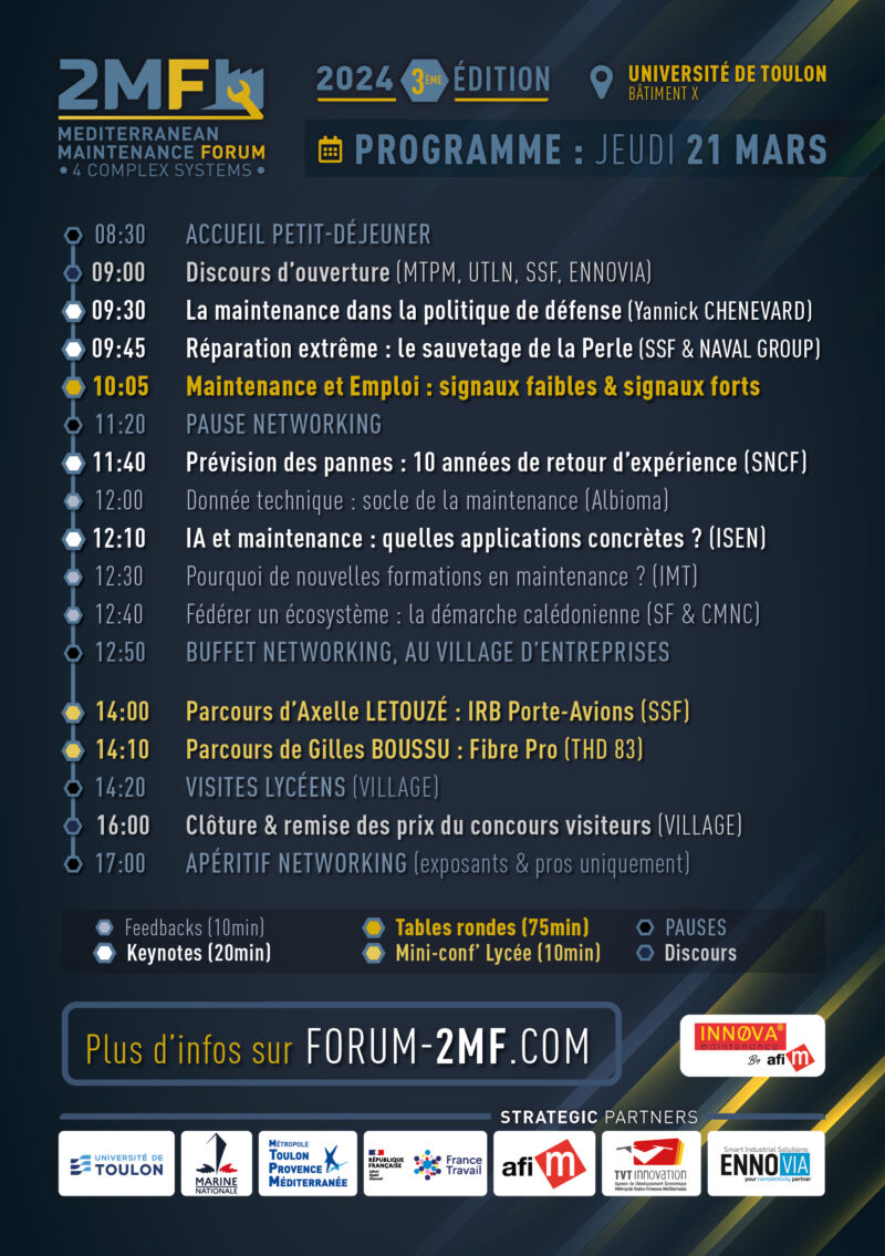 2MF 2025 : Mediterranean Maintenance Forum à Toulon, Var
