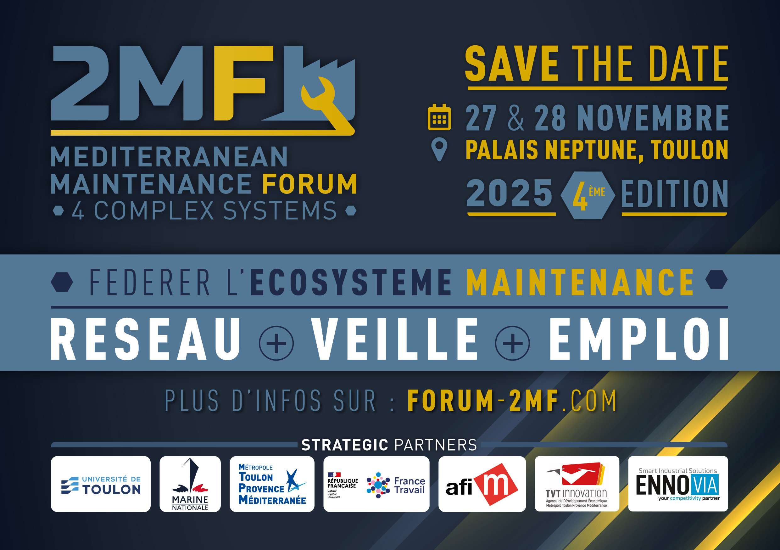 2MF 2025 : Mediterranean Maintenance Forum à Toulon, Var